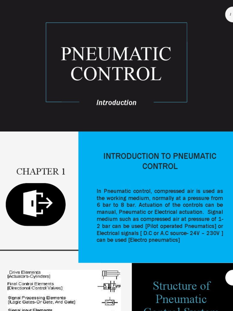 PNEUMATICS CONTROL Lecture# 1 | PDF