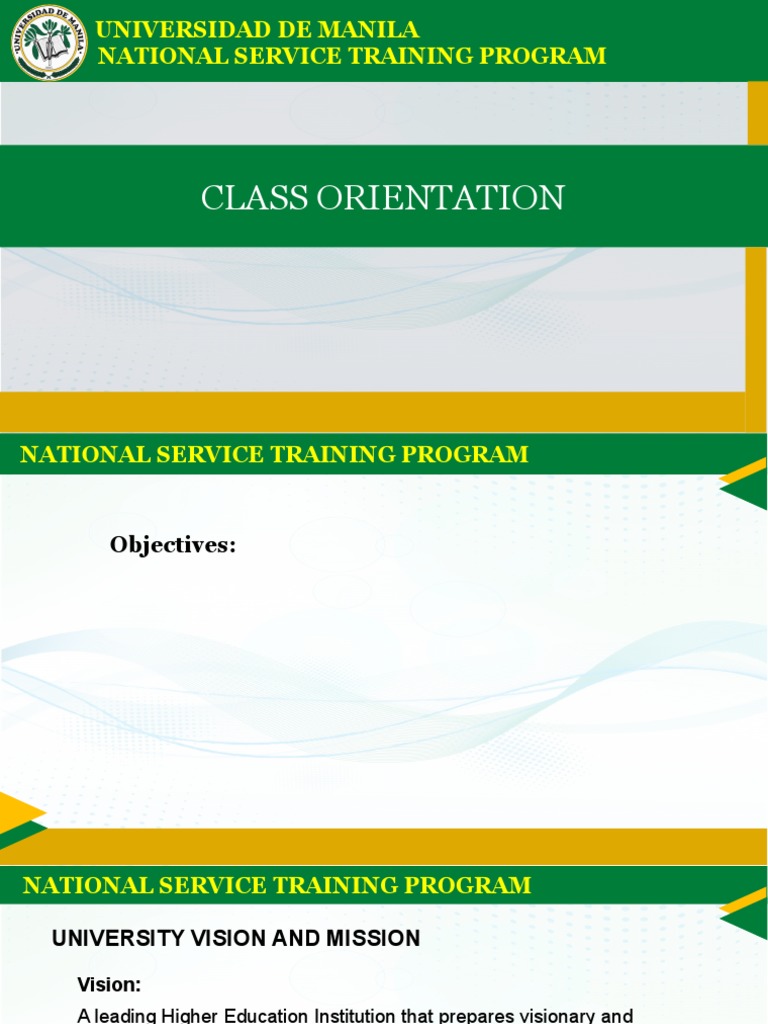 NSTP Template For | PDF