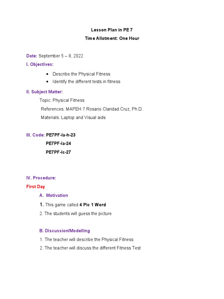 Pe 7 | PDF | Physical Education | Test (Assessment)