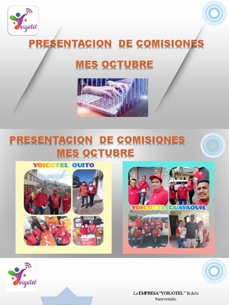 Plan de Comisiones Yoigotel Octubre 2022 | PDF | Edad de información | Electrónica