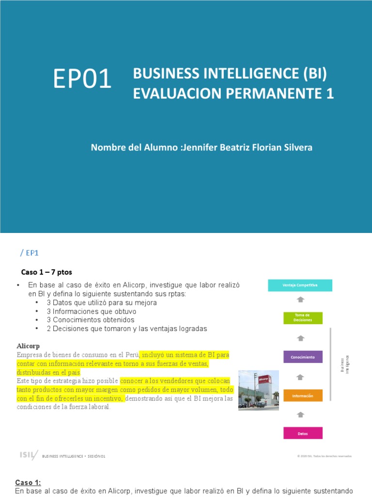 Ep01 - Bi - 2022-20 | PDF | Inteligencia de negocios | Economias