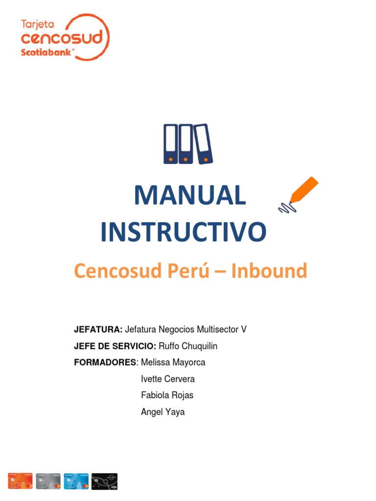 Manual Cencosud Peru 2019 - Actualizado Por Melissa Mayorca1 | PDF ...