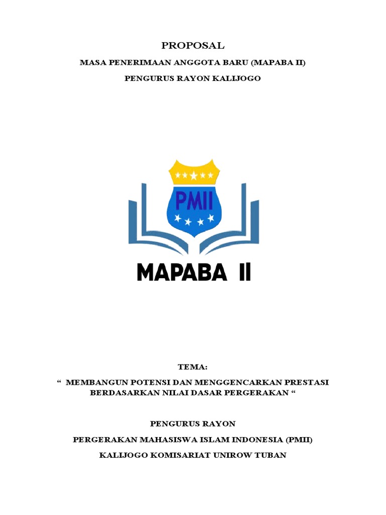 Proposal Mapaba II Kalijogo-1 | PDF