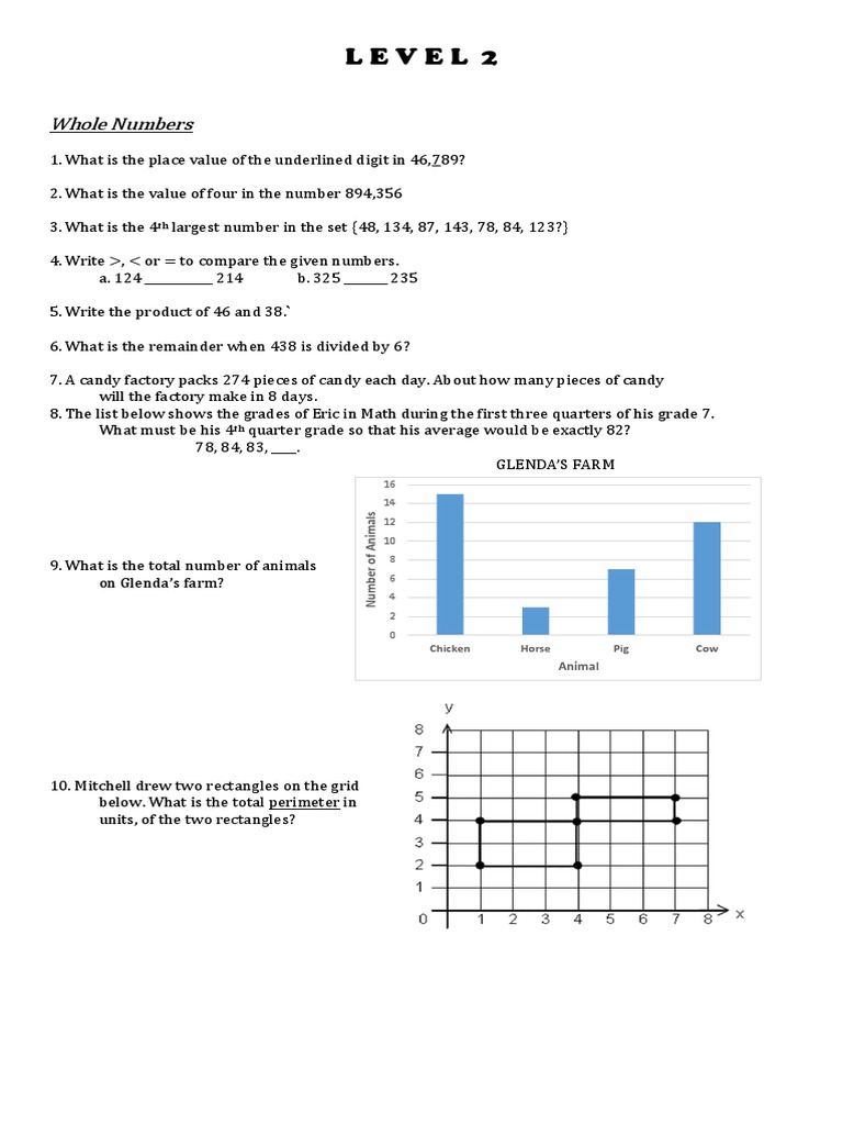 Level 2 | PDF | Numbers | Mathematics