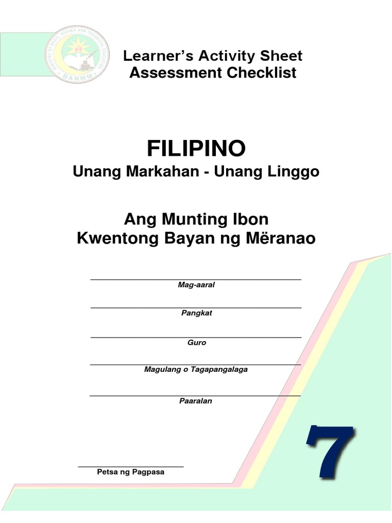 Filipino: Kwentong Bayan NG Mëranao | PDF