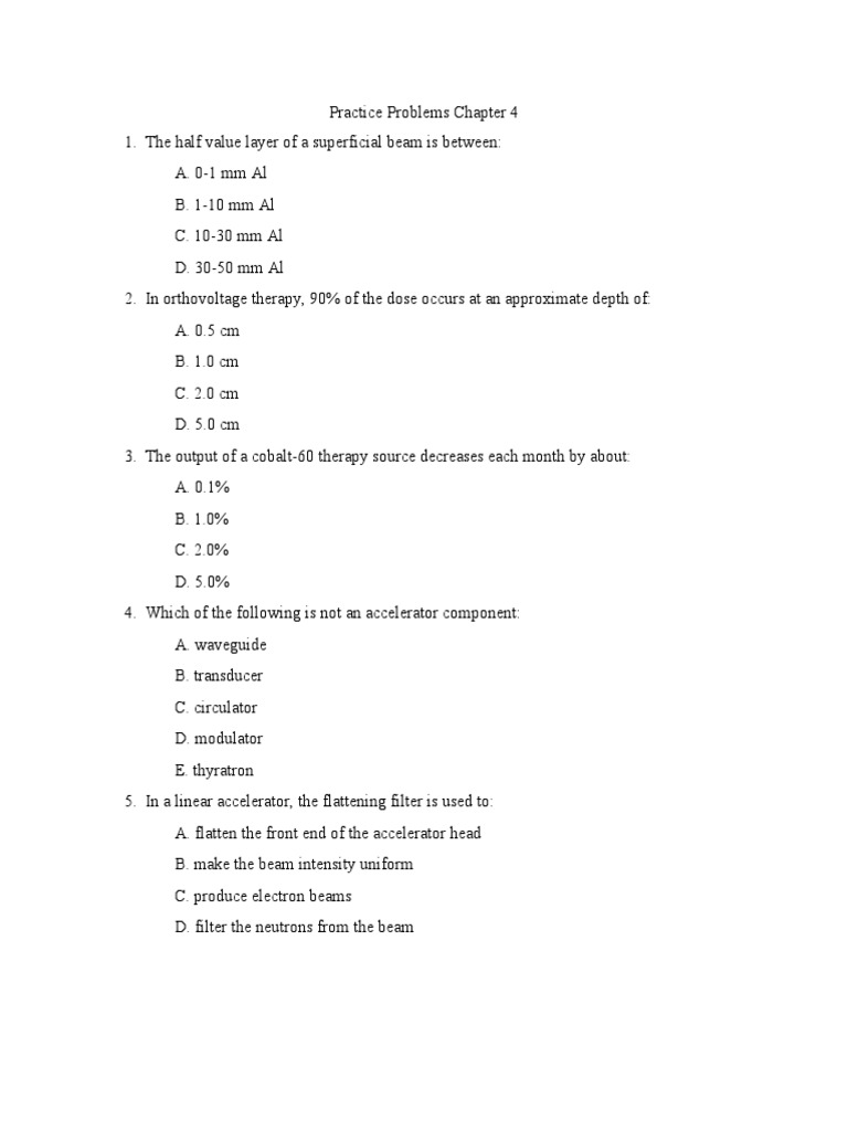 Week 2 Practice Problems Chapter 4 | PDF