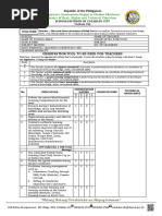 Dm-Ouhrod-2024-0290 Guidance On The RPMS-PPST Sy 2023-2024 | PDF | Teachers | Lesson Plan