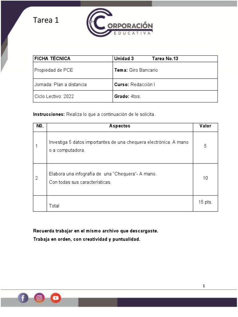 Tarea 3 Redaccion 3 Bimestre | PDF | Bancos | Tarjeta de crédito