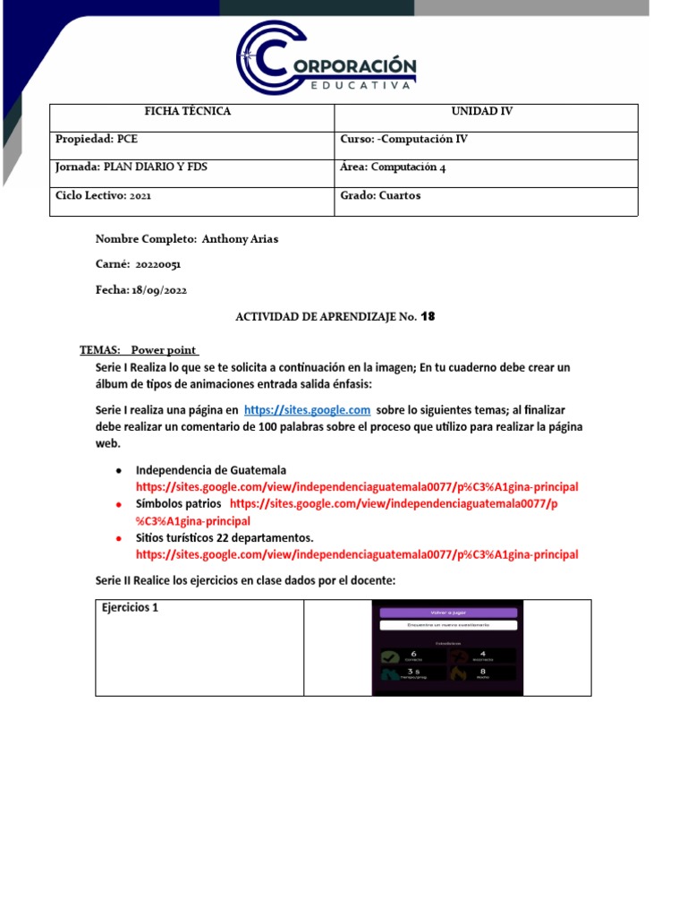 Tarea 3 Compu 4to Bimestre | PDF | Arte