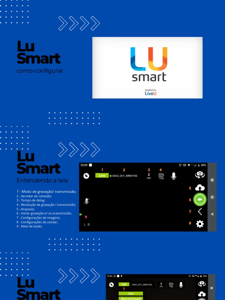 Lu Smart - Como Utilizar | PDF | Servidor (informática) | Tempo