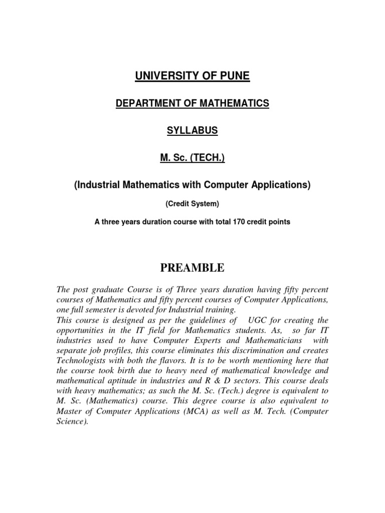 MSC Mtech Maths | PDF | Group (Mathematics) | Probability Distribution