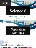 Separating Mixtures Worksheet | PDF