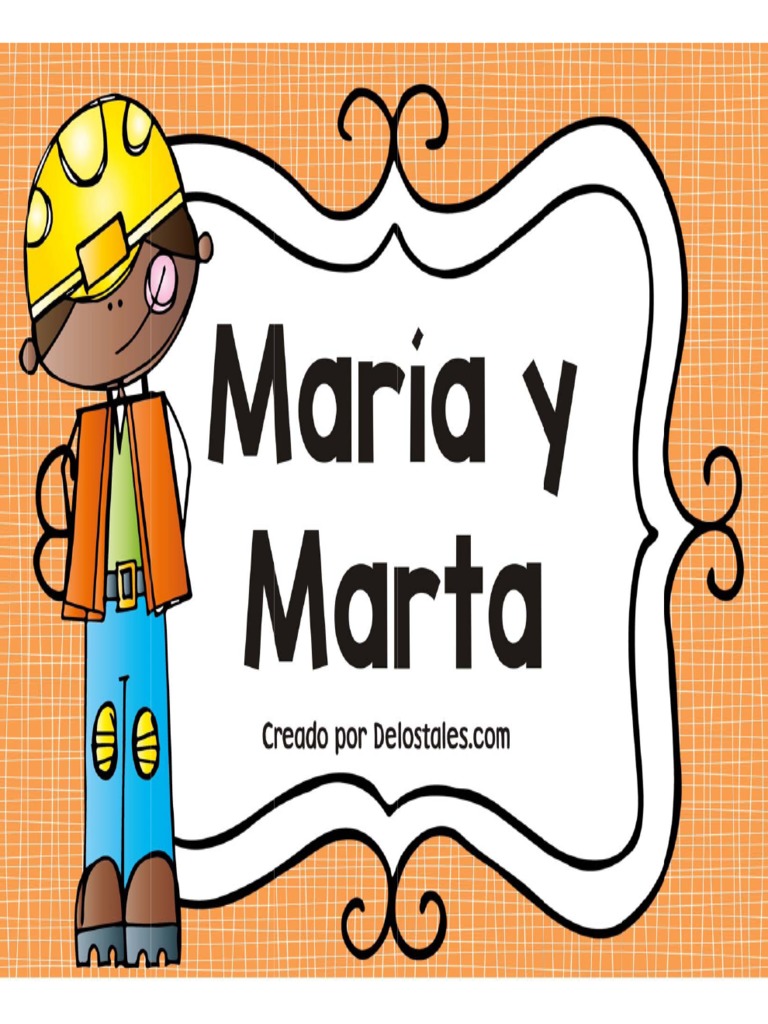 Edificadores María y Marta Por de Los Tales | PDF