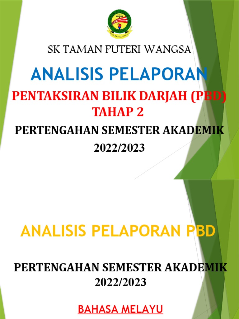 Rumusan PBD Tahap 2 Pertengahan Sesi Akademik 2022 | PDF