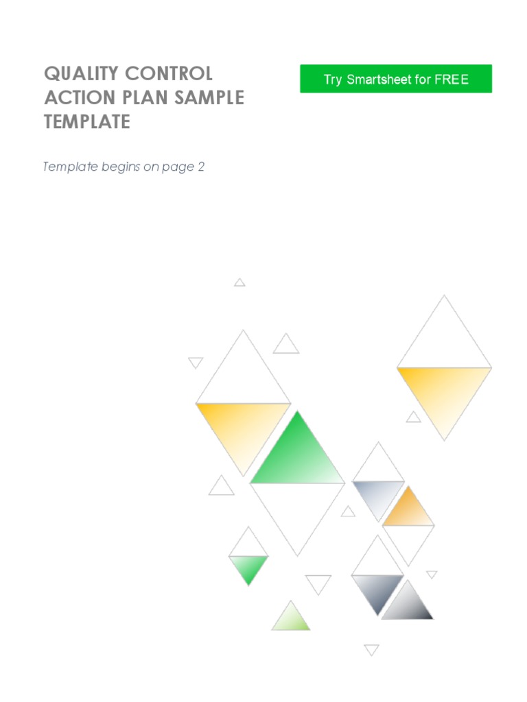 Ic Quality Control Action Plan Sample 11221 Pdf Pdf Performance