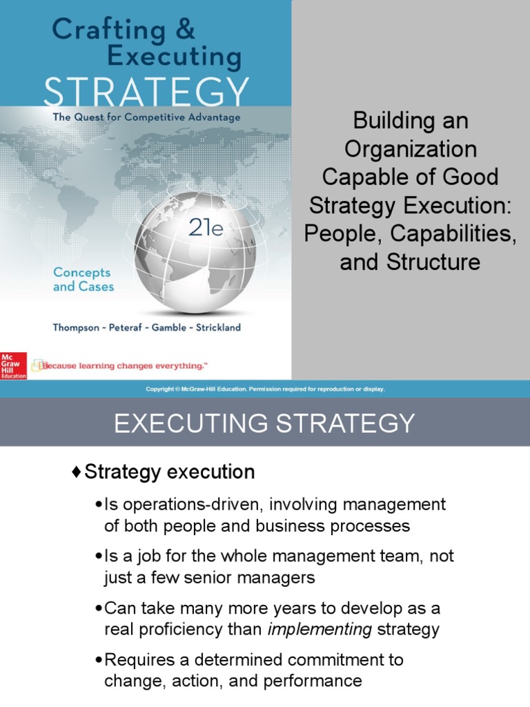 Building Organization Capable Good Strategy Execution | PDF | Strategic Management ...