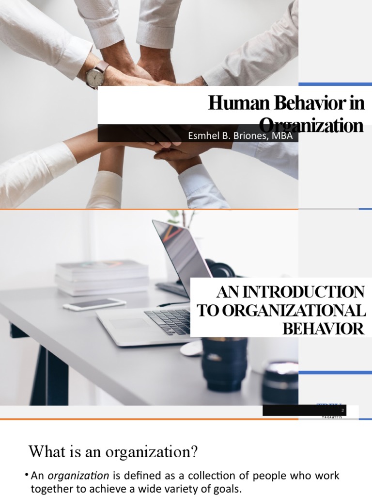 CH 01 Introduction To Organizational Behavior | PDF | Organizational Behavior | System