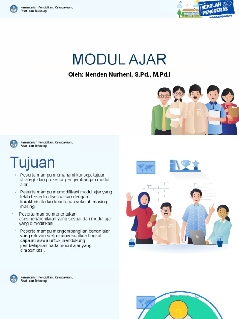 Powerpoint Materi Modul Ajar | PDF | Karier & Perkembangan | Seni