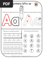 Ejercicios para La Letra Manuscrita | PDF