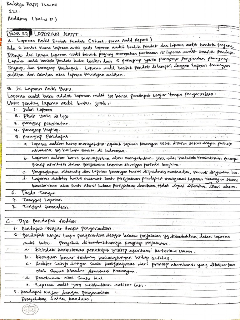 Raditya Rafif Isaard - 221 - Resume Bab 27 | PDF