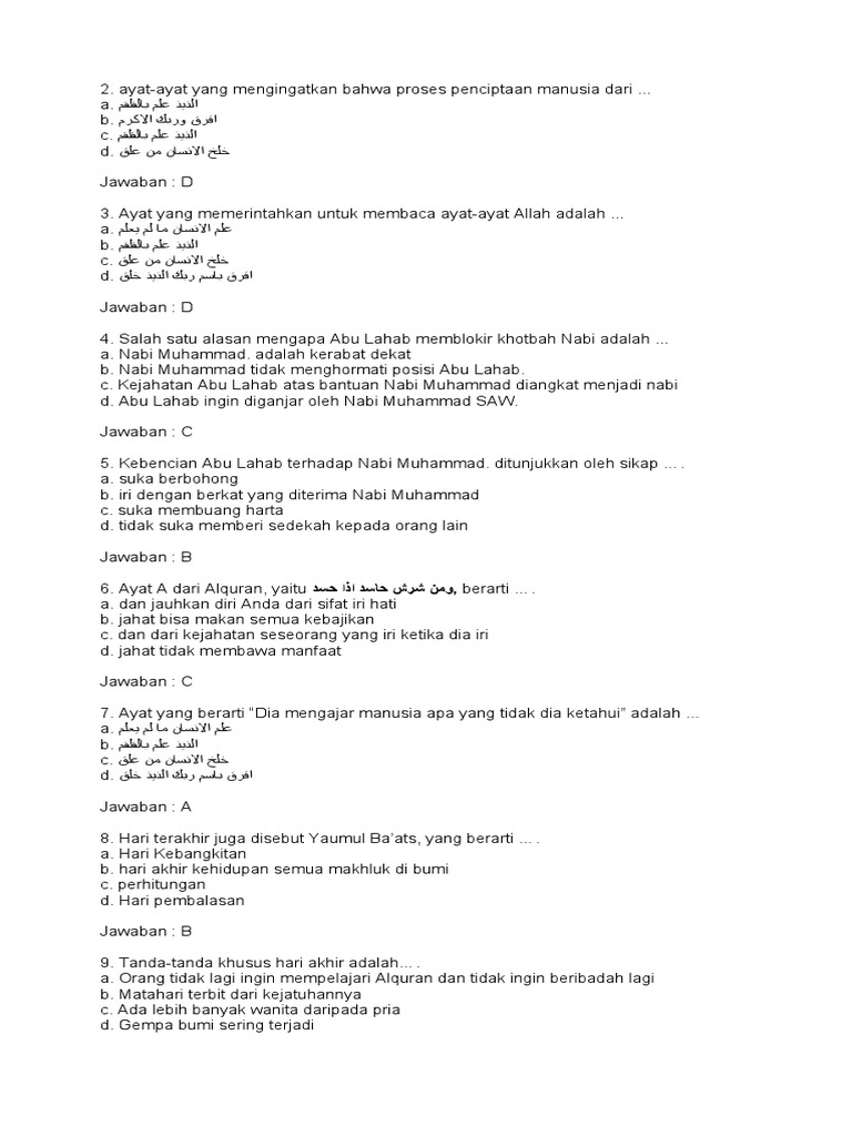 Contoh Soal Mapsi | PDF