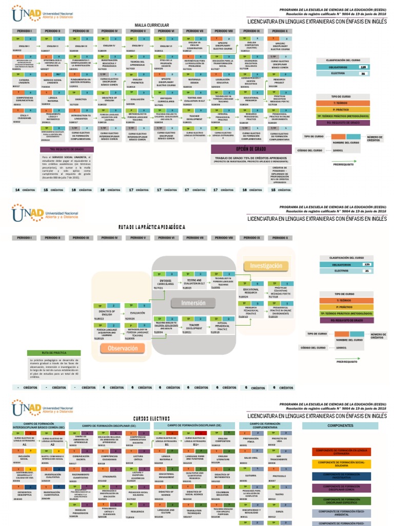 Malla Curricular LiLEI V4 | PDF | Plan de estudios | Pedagogía