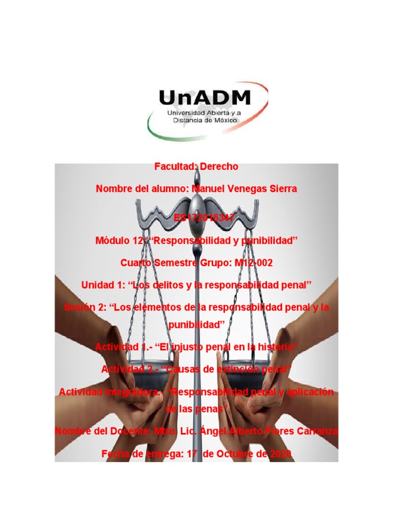 M12 U1 S2 Mavs | PDF | Derecho penal | Perdón M12 U1 S2 Mavs | PDF | Derecho penal | Perdón