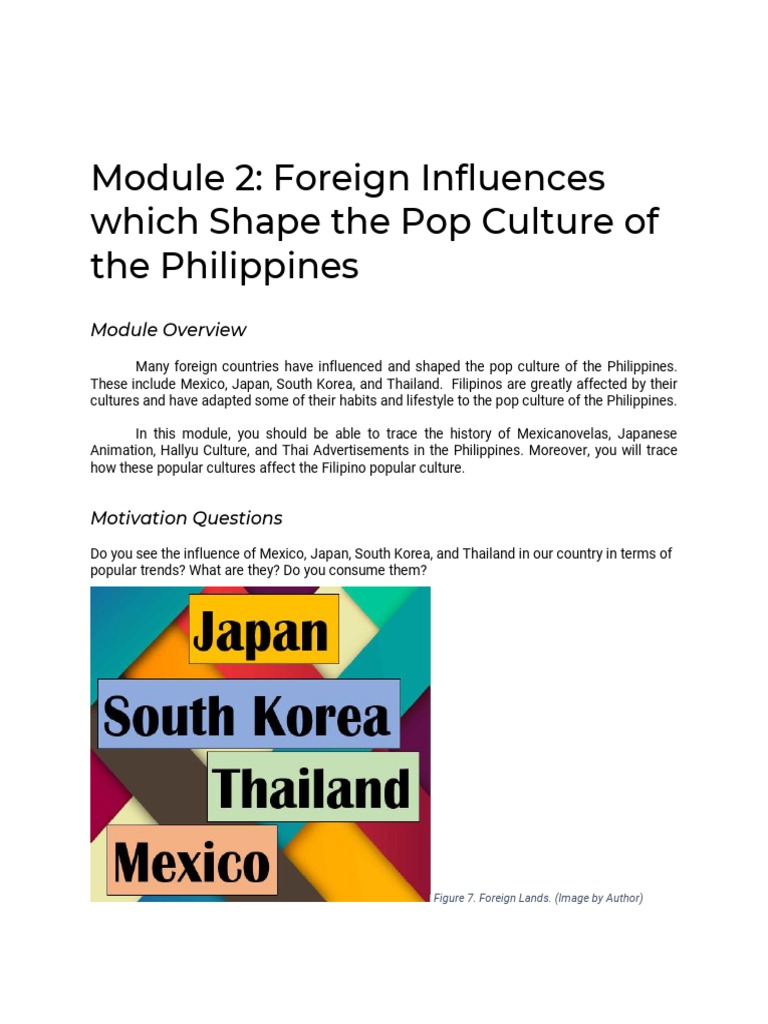 Foreign Influences on Philippine Pop Culture: Examining the Impact of Mexican Telenovelas on ...