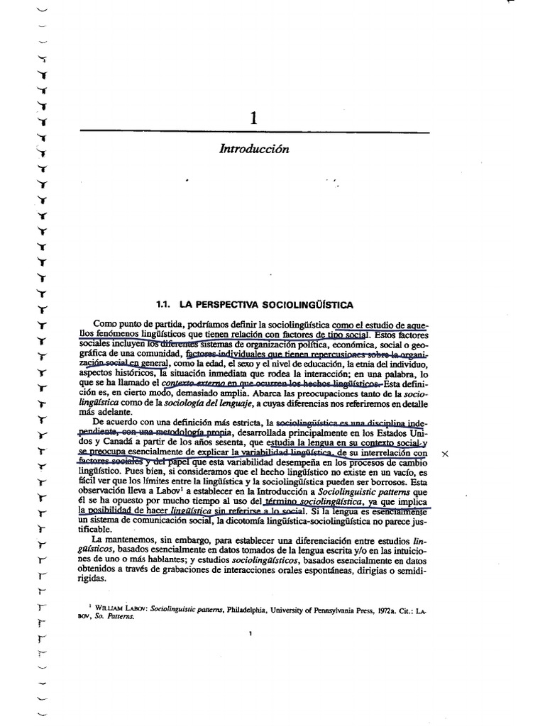 Silva Corvalan - Sociolinguistica. Introducción | PDF