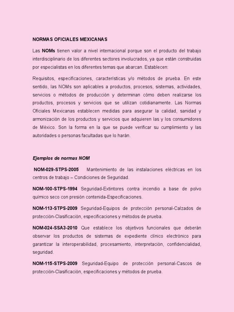 Normas Oficiales Mexicanas | PDF | México | Luz de la calle