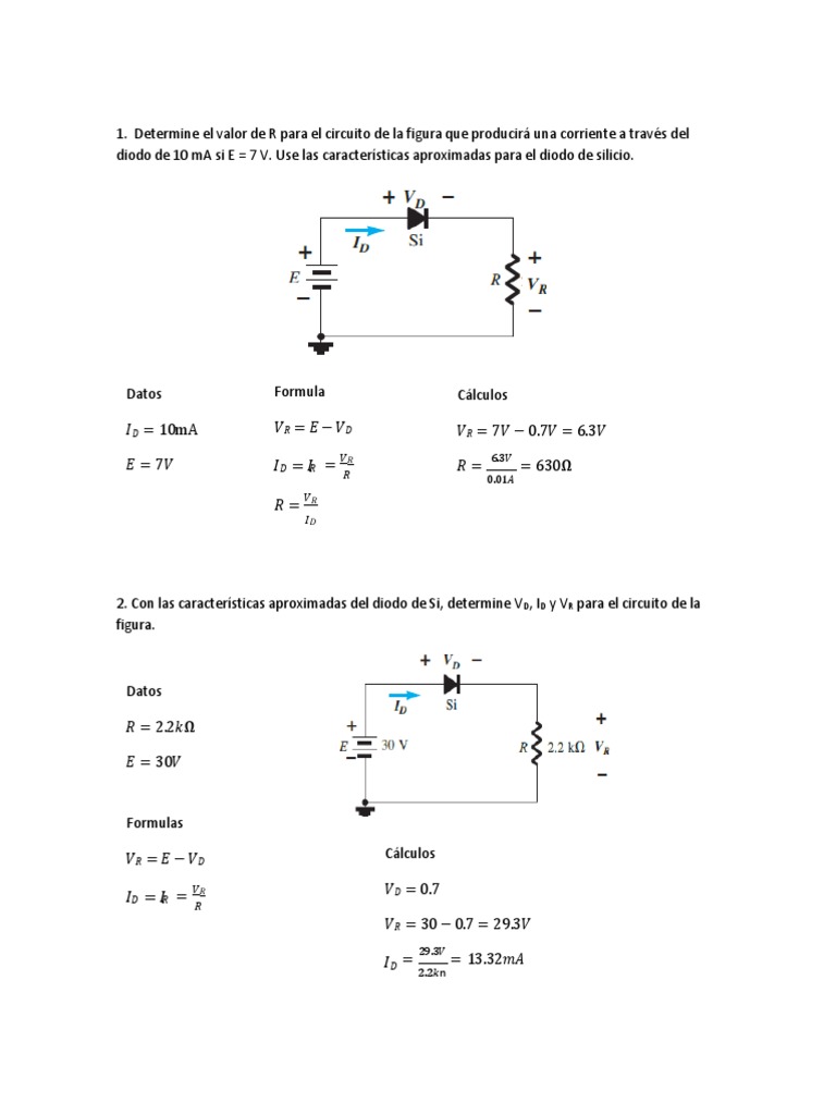 Circuitos de CD Con Diodos | PDF | Ingenieria Eléctrica | Electricidad