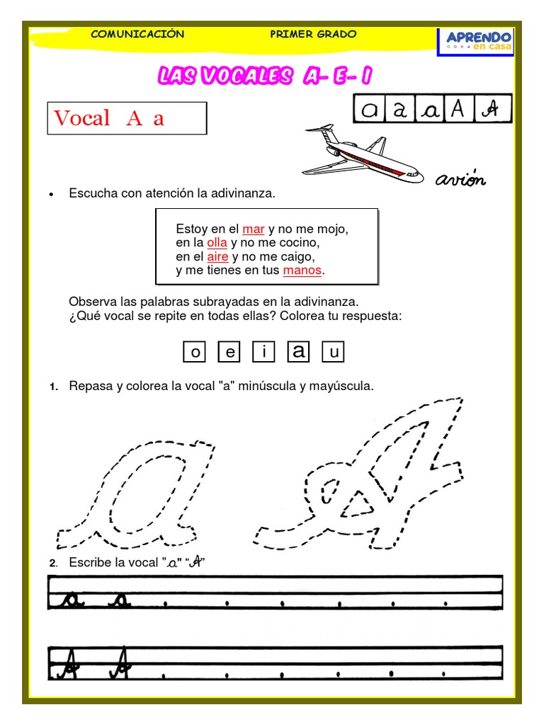 Vocales Aei | PDF