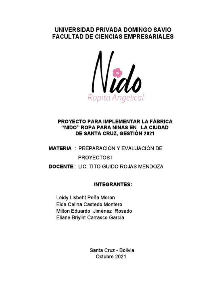 Nido | PDF | Contabilidad | Estadísticas
