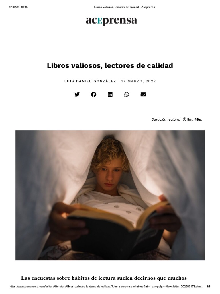 Libros Valiosos, Lectores de Calidad - Aceprensa | PDF | Novelas | Matar a un ruiseñor