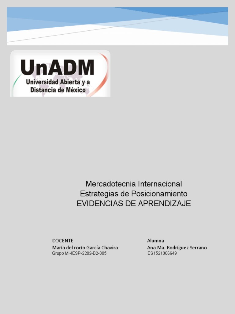 Iesp U1 Ea Amrs | PDF | Business | Marketing