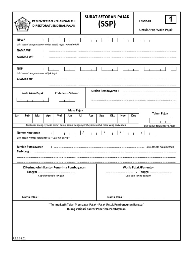 SSP 5 Lembar | PDF