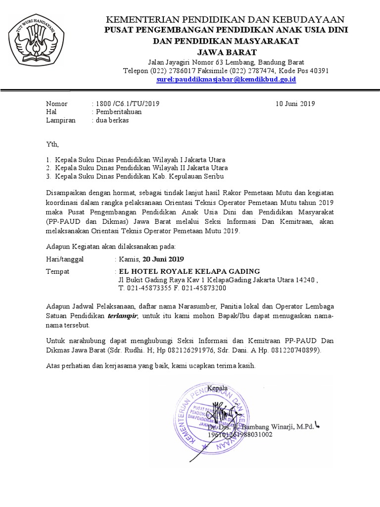 Surat Ortek Pemutu Jakut | PDF