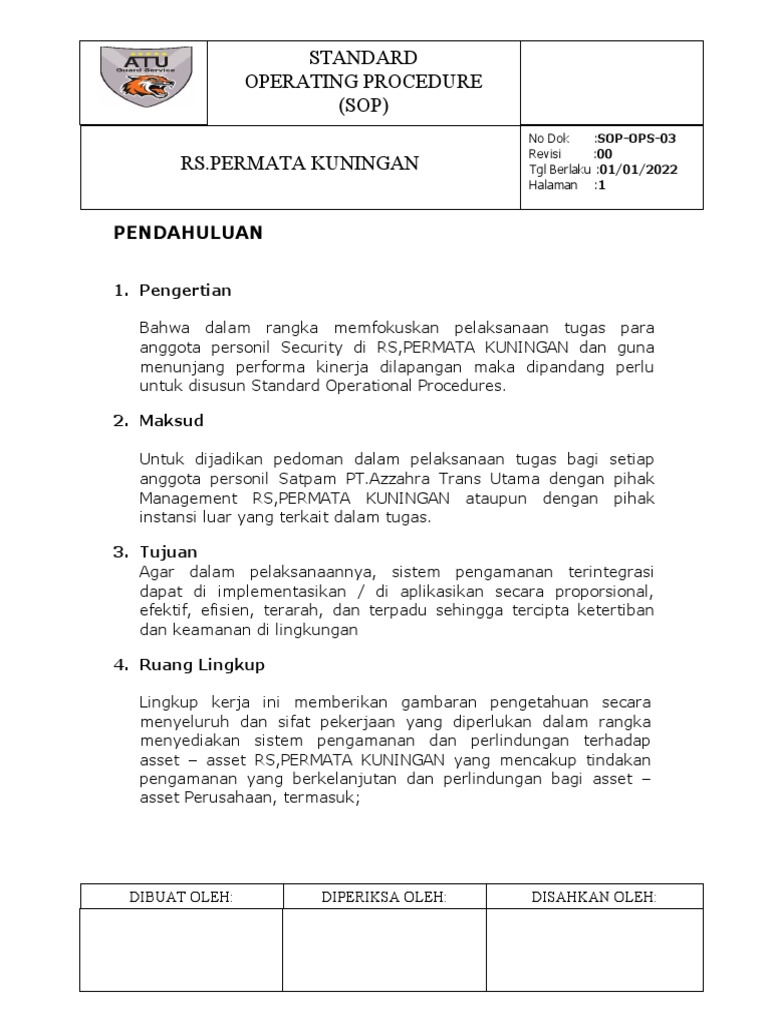 Sop Atu | PDF