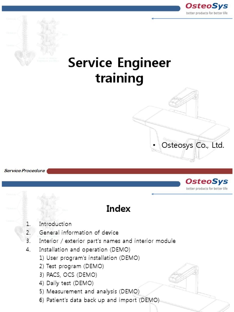 Osteosys Sonost 3000 Training Guide | PDF | Osteoporosis | Electrical ...