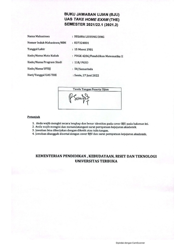 Bju PDGK 4206 Susana Luhung Ding | PDF