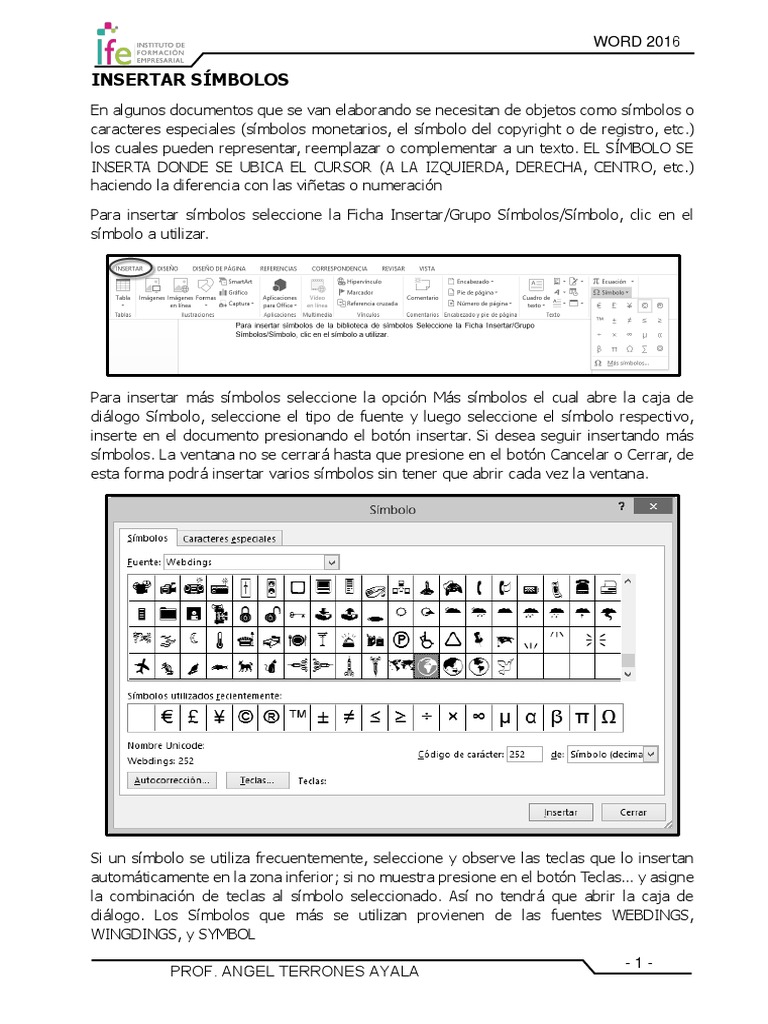 Clase 03 Word - IFE | PDF