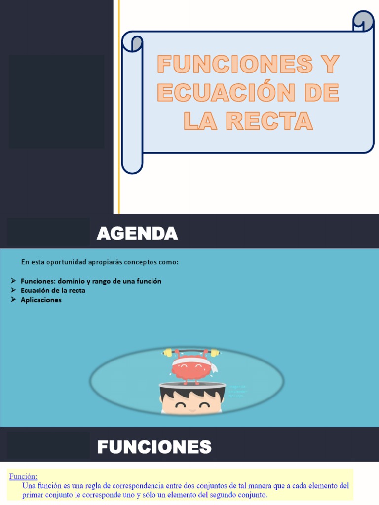 Clase Funciones | PDF | Función (Matemáticas) | Pendiente