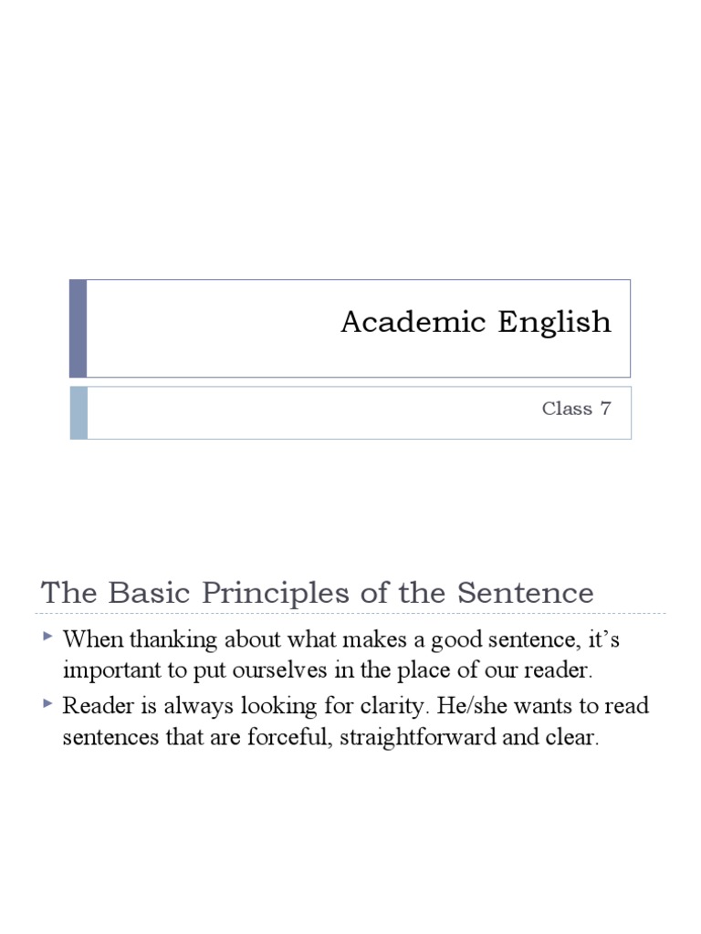 Academic English Class 7 - Student Version | PDF