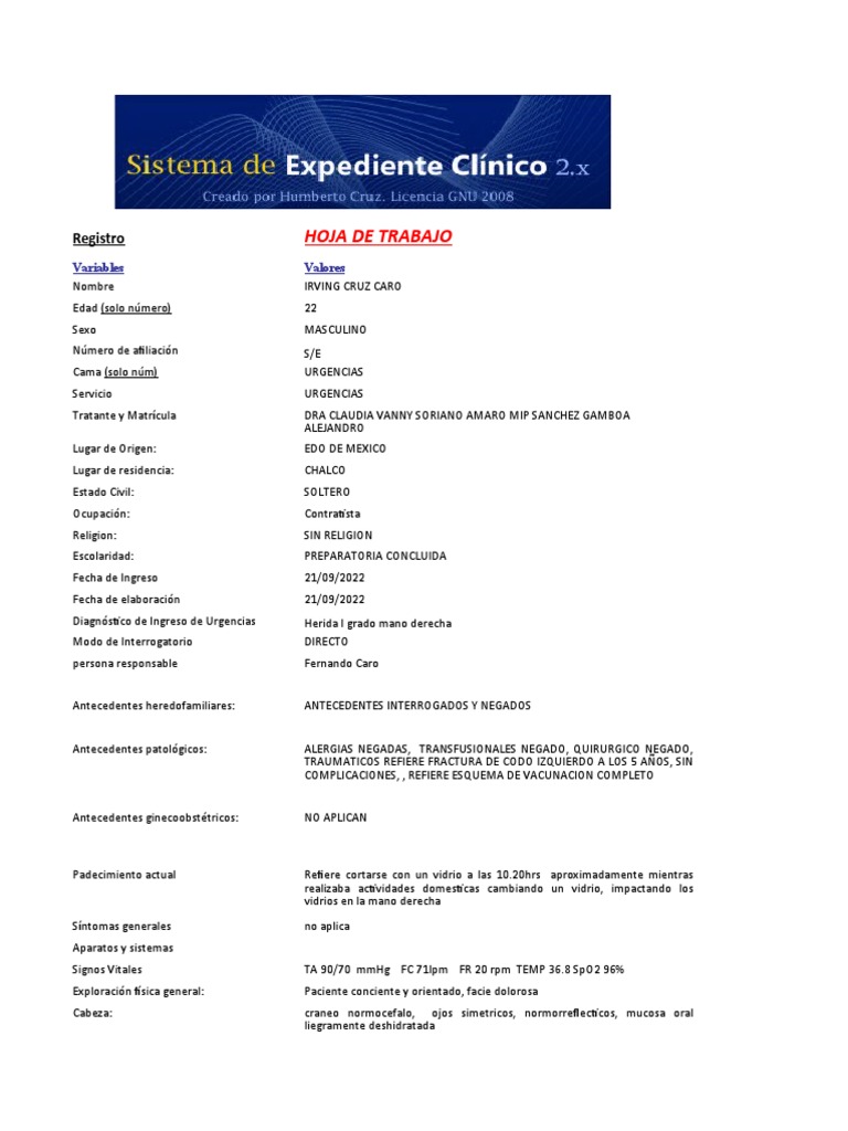 Carlos Castillo Roldan 20-09-22 | PDF | Hospital | Medicina