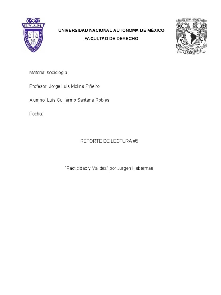 Reporte Capítulo 5 | PDF | Jürgen Habermas | Juez