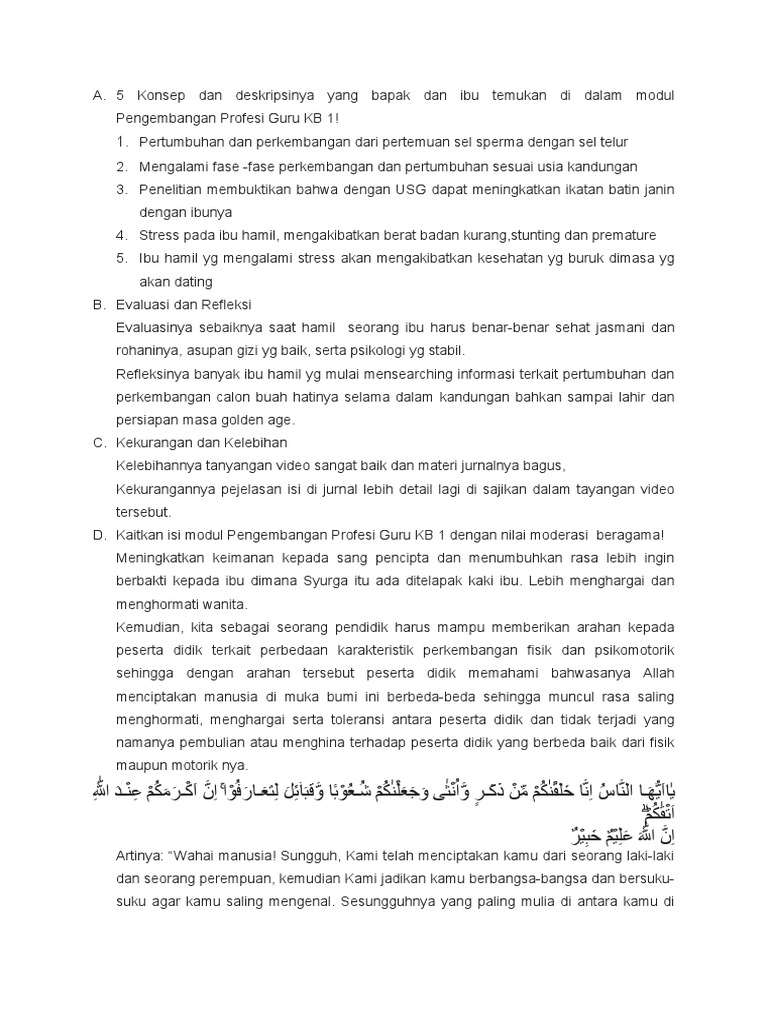 Analisa Kb 1 Pdf