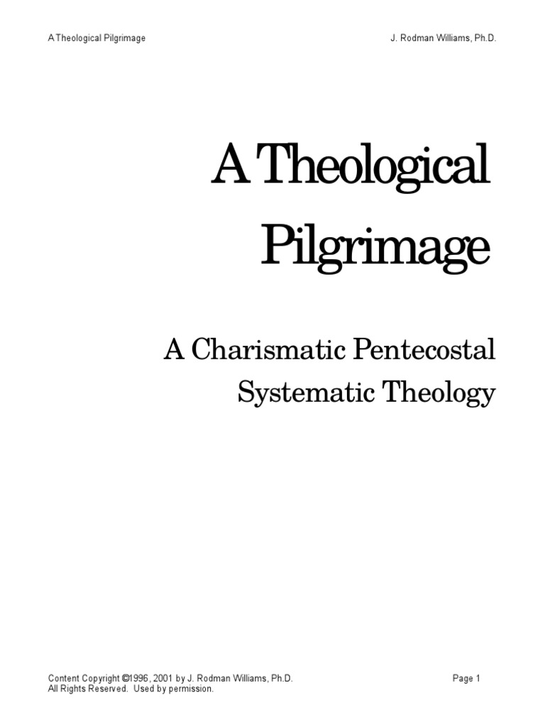 A Charismatic Pentecostal Theology | PDF | Charismatic Movement ...