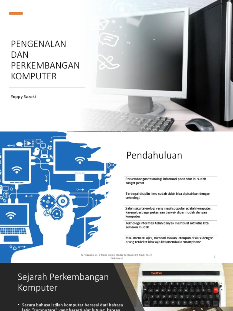 Pengenalan Dan Perkembangan Komputer | PDF | Seni | Komputer