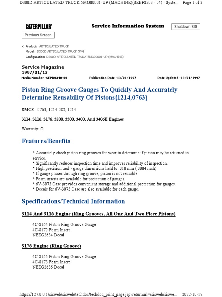 Piston Ring Groove Gauges To Quickly and Accurately Determine ...