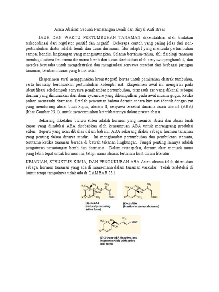 Asam Absisat | PDF